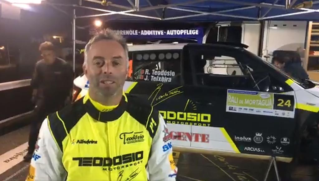 Ricardo Teodósio lidera Rally de Mortágua c/ vídeo