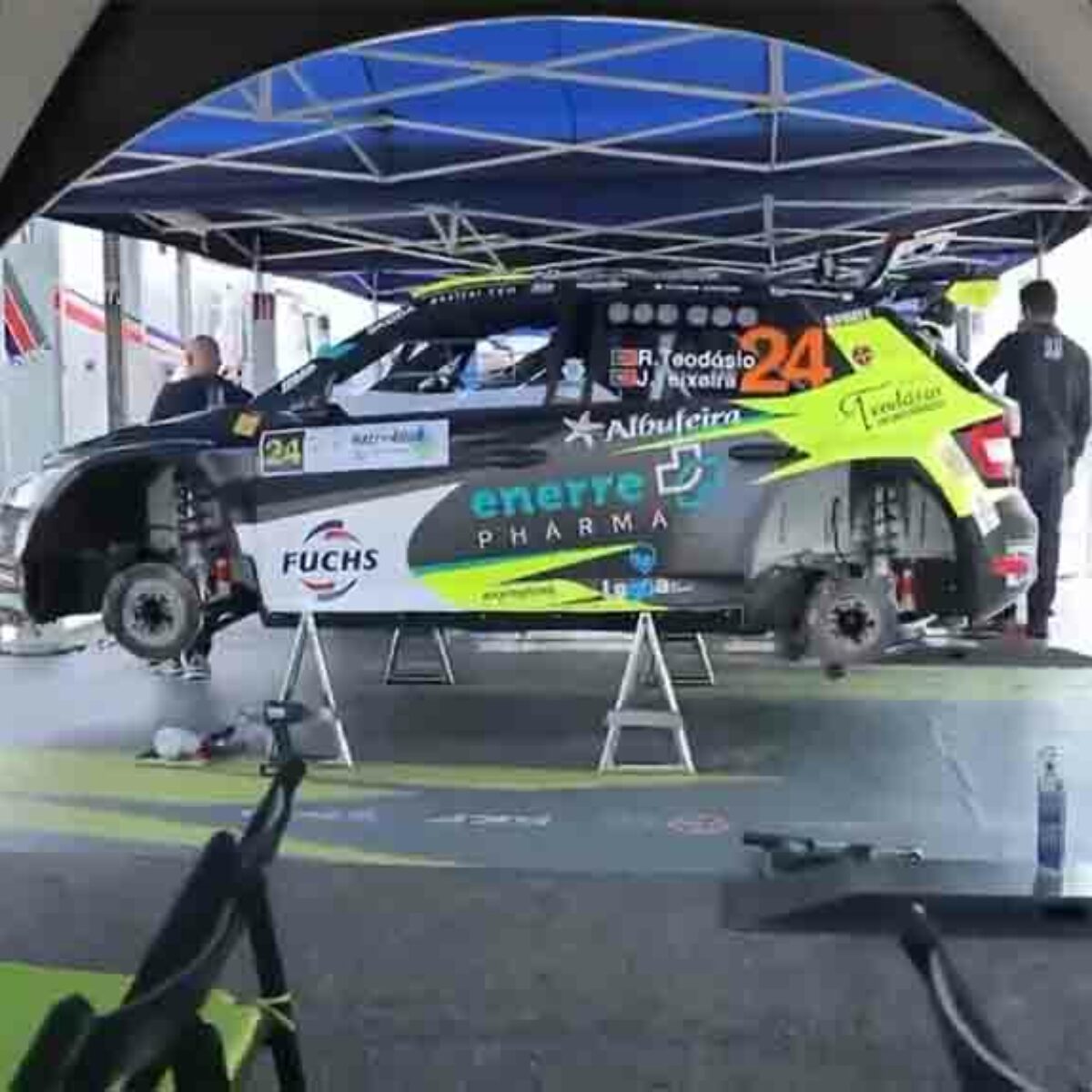 Ricardo Teodósio em ação no Rally da Água / Alto Tâmega