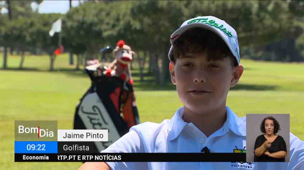 RTP: Outras Histórias - Jaime Pinto sonha ser jogador profissional de golfe