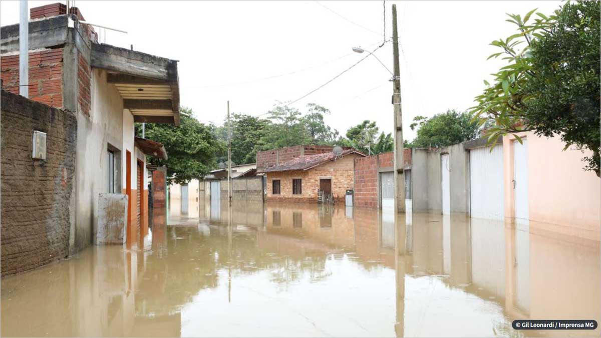 Brasil: o estado mais afetado pelas cheias em fevereiro é Minas Gerais