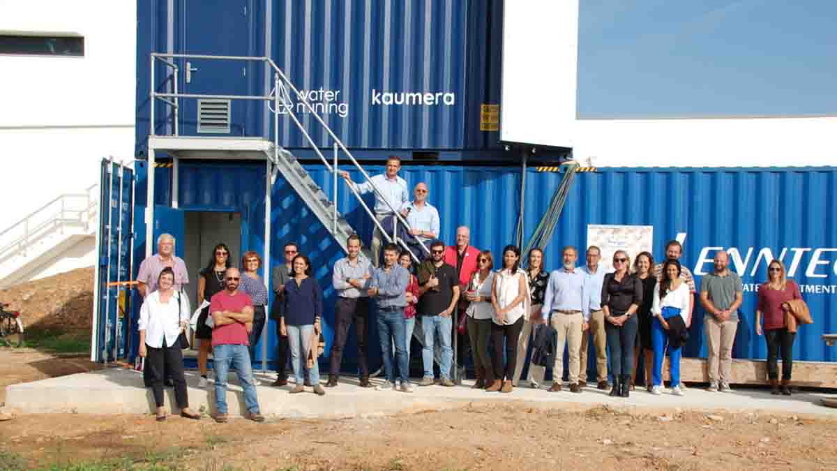 ETAR Faro/Olhão recebe instalação móvel de extração de Kaumera
