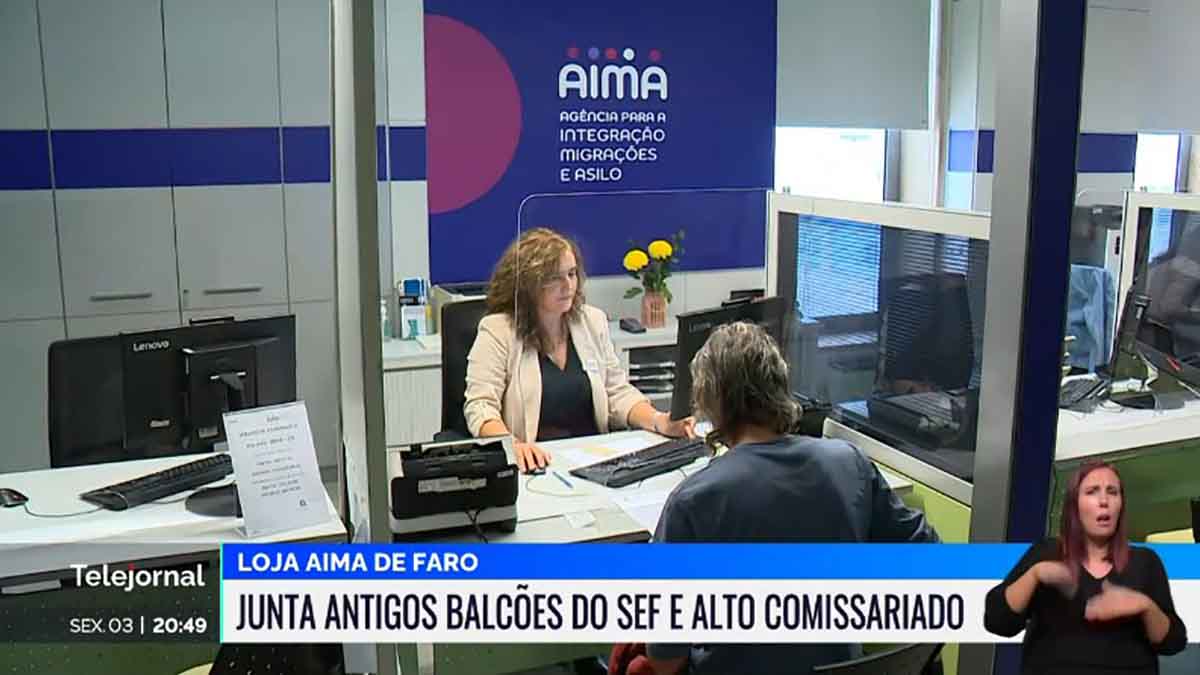 AIMA em Faro. Atendimento telefónico e digital da nova agência só chega em 2024 - RTP