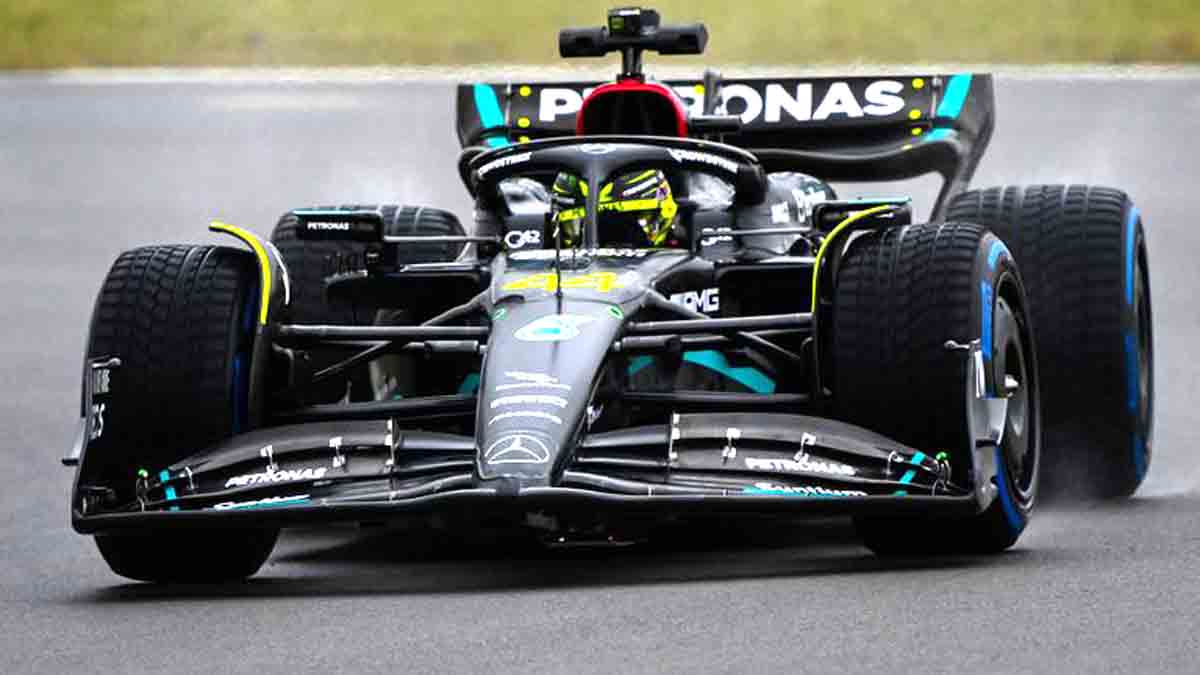 Mercedes cede carro de Lewis Hamilton ao novato Frederik Vesti