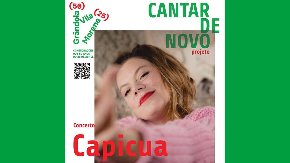 Grândola: Concerto com Capicua dia 8 de março