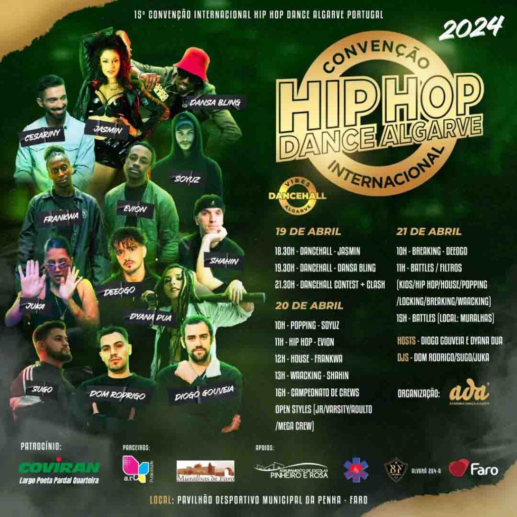 Faro acolhe 15.ª edição do Hip Hop Dance Algarve