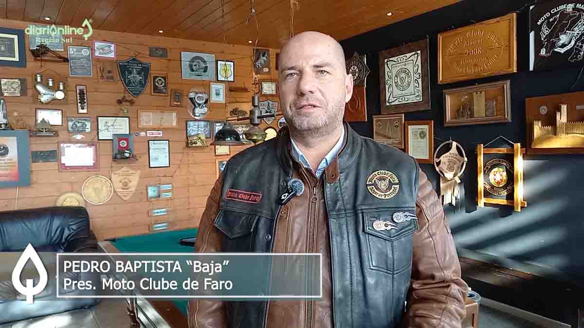 diariOnline Região Sul com o novo presidente do Moto Clube de Faro
