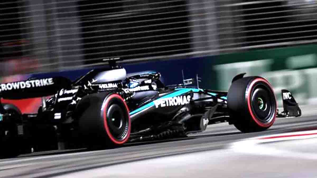 F1: pole-position do GP de Singapura é de George Russell