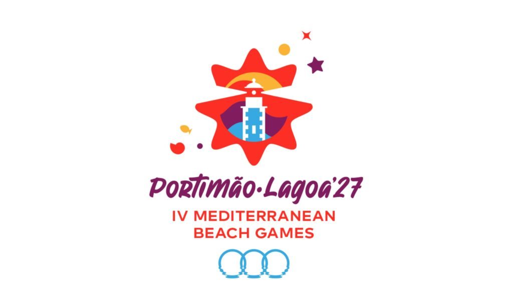 Conheça o logo dos Jogos do Mediterrâneo de Praia Portimão-Lagoa 2027